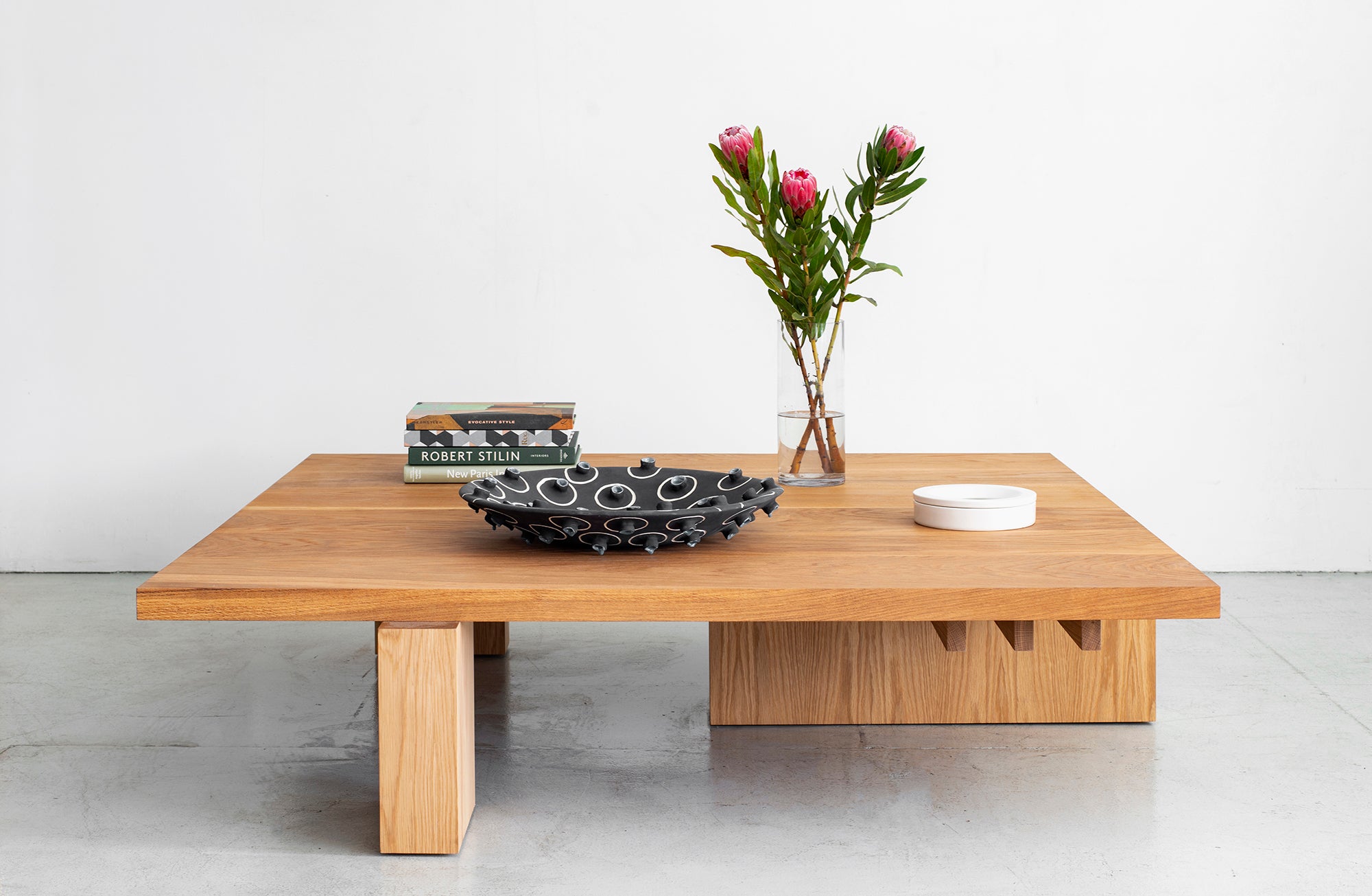 Cubist Square Coffee Table - Orange Furniture Los Angeles