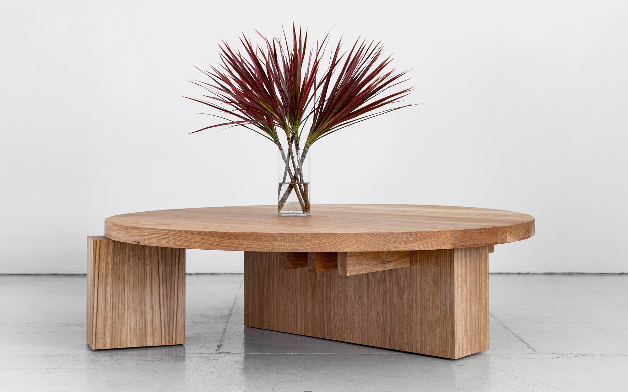 Cubist Round Coffee Table - Orange Furniture Los Angeles